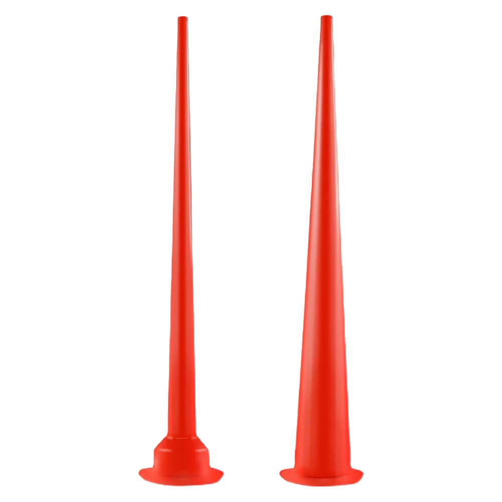 HugeDE 2 Pcs 30cm Plastic Cones Nozzles Caulk Nozzle Tip Caulking ...