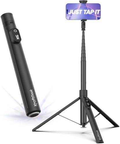 Amazon.com: KraftGeek Tripod for iPhone, 51" Phone Tripod Stand for ...