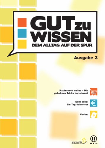 Gut zu Wissen - Ausgabe 3 [Alemania] [DVD]: Amazon.es: Películas y TV