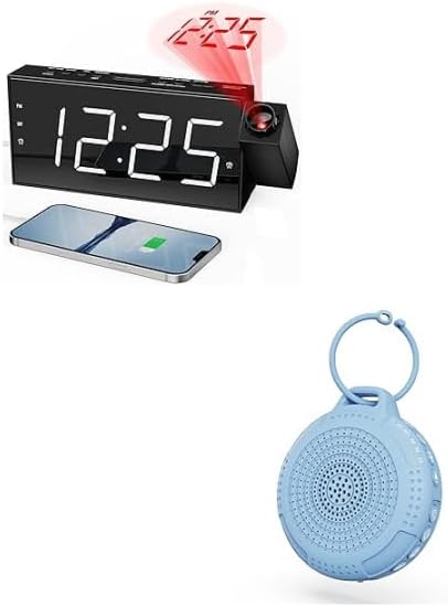 Amazon.com: Digital Projector Alarm Clocks for Kids Bedroom,Plug-in LED ...
