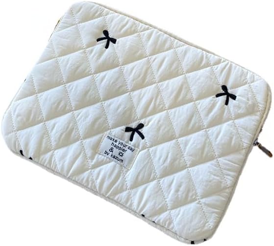 Amazon.com: Attria Cute Bow Graphic Carrying Laptop Bag Y2K Preppy ...