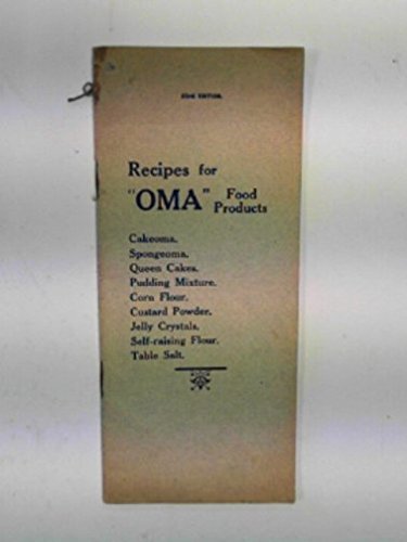 Recipes for "OMA" food products: Cakeoma, Spongeoma, Queen cakes ...