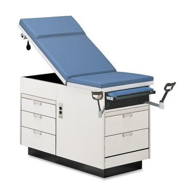 Amazon.com: Maximum Value Exam Table, 5 Drawers, 350 Lb Cap, Slate Blue ...