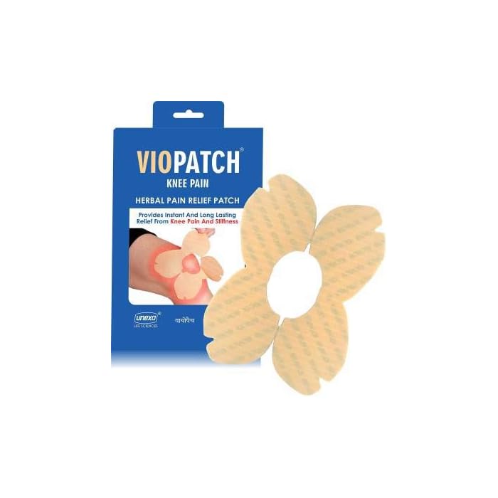 Buy Viopatch Herbal Knee Pain Relief Patch - Pack of 5 Patches ...