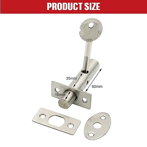 Door Security Rack Bolt, 2pcs Security Door Bolts Mortice Door Lock ...
