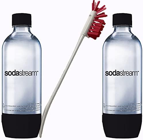 Amazon.com: SodaStream 16.9 Oz / 0.5 Liter White Carbonating Bottles 2 ...