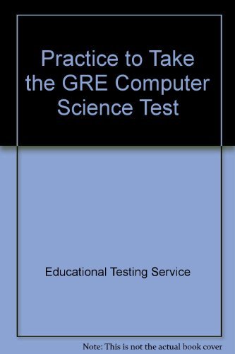 Buy Practice to Take the GRE Computer Science Test Book Online at Low ...
