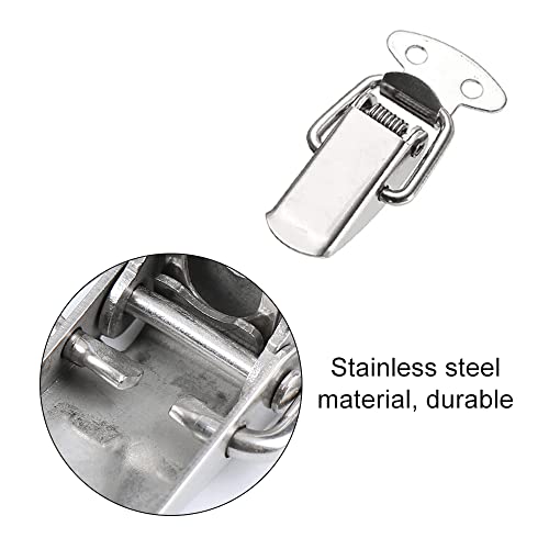 4 Pcs Toggle Latches Sturdy Turn Button Latches Spring Loaded Duck ...