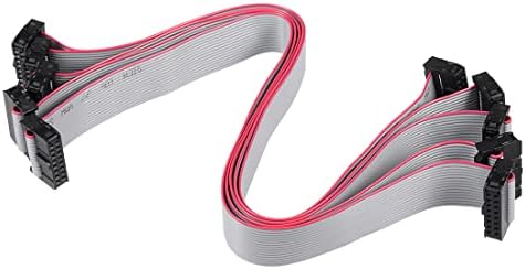 Ribbon Cable 5PCS 8-Pin Female To Female Flat S - 2.54mm Pitch, 30cm ...