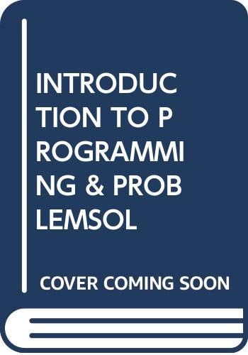 Introduction To Programming And Problem-Solving Scala, 2Nd Edition: Mark C. Lewis & Lisa L ...