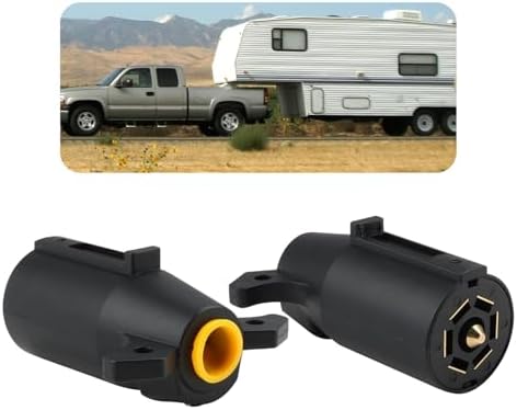 Amazon.com: Yenblow RV 7 Pin 58141 Trailer Plug, Splice-in Replacement ...