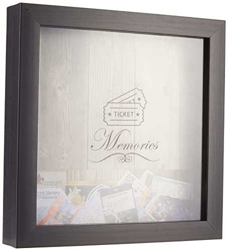 Snapklik.com : Black 10x10 Shadow Box Ticket Holder