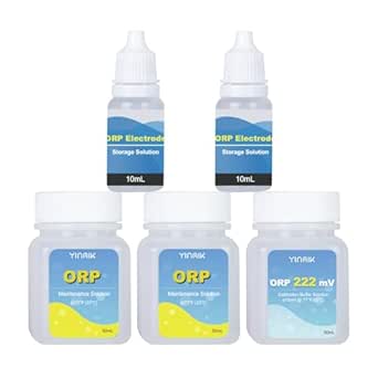YINMIK ORP Maintenance Solution, ORP Calibration Solution, ORP 222mV ...