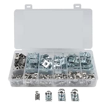 Amazon.com: U-Type Clips 200PCS M4 M5 M6 M8 U Clips Nuts Speed Clips ...