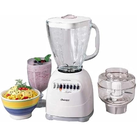 Buy Oster 6646 Osterizer 12-Speed Blender with Glass Jar and Food ...