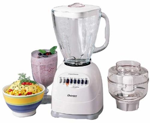 Buy Oster 6646 Osterizer 12-Speed Blender with Glass Jar and Food ...