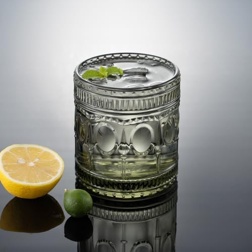 Amazon.com | BiwhangCraft 6-pack Vintage Drinking Glasses, Indian style ...