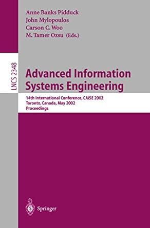 Advanced Information Systems Engineering: Banks Pidduck, Anne ...