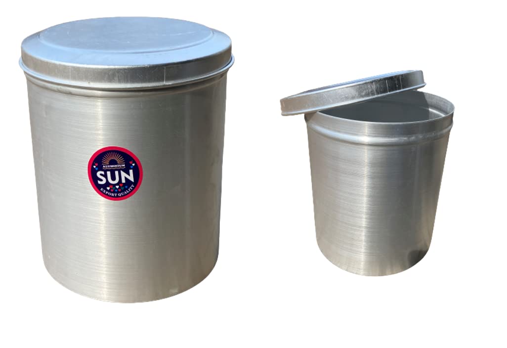 Buy Generic Aluminium Dabba 10KG & 5KG Food Storage Container Online at ...