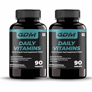 GDM Daily Vitamins - Multi-Vitamin Food Supplement Tablets | Boost ...