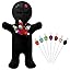 Amazon.com: Kathfly 8 Pcs Voodoo Doll Set Include Horror Doll, 7 Pcs ...