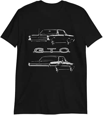 1965 GTO Owner Classic Car Club Muscle Cars Custom T-Shirt Black ...