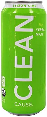 Amazon.com: Clean Cause Sparkling Lemon Lime Yerba Mate - 16 Ounces ...