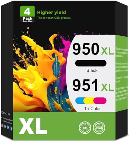 Amazon.com: 950 951 Ink cartridges Combo Pack XL for HP Ink 950xl 951xl ...