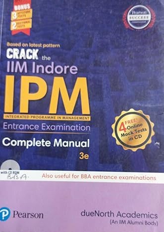 Amazon.in: Buy Crack The IIM Indore IPM Entrance Examination Complete ...