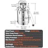 Amazon.com: VEVOR Electric Alcohol Still 13Gal/50L,230V/60Hz, Alcohol ...