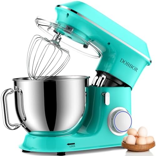 Amazon.com: DOBBOR Electric Stand mixer, 9.5QT 660W 7 Speeds Tilt-Head ...