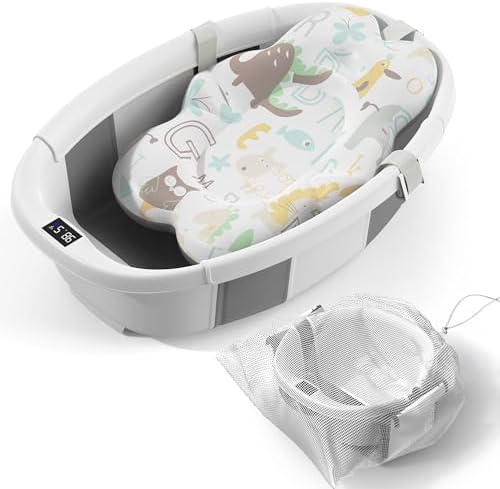 Amazon.com: Collapsible Baby Bathtub - Large Baby Bath Tub with ...