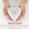Amazon.com: PureRejuva Memorial Dish - Heart-Shaped Ceramic Bowl for ...