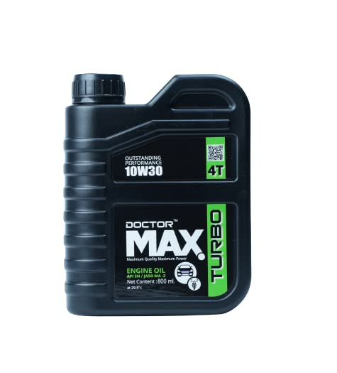 DOCTOR MAX Engine Oil TURBO 10W-30 API SN/JASO MA -2 4T Semi Synthetic ...