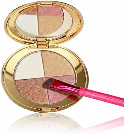 Amazon.com: Eye & Cheek Palette - 4-in-1 Highlighter and Blush Palette ...