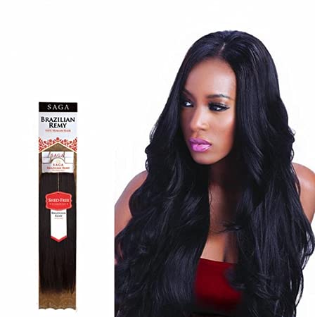 Amazon.com : MilkyWay Remy Human Hair Weave SAGA Brazilian Remy Yaky ...