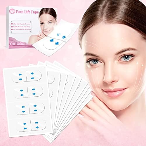 Amazon.com : Face Tape,Face Lift Tape Invisible, Face Tape Lifting ...