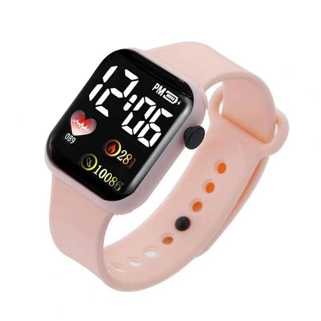ZOVUTA Square Shape Dial Colorful Smart Looking Digital led Watch for ...