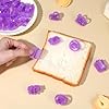 Amazon.com: 40 Piece Fondant Letter Cutters Set Purple Plastics ...