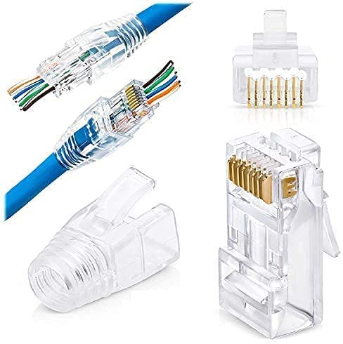 Dkurvecat6 Pass Through Connectors For A Utp Cable And Strain ...