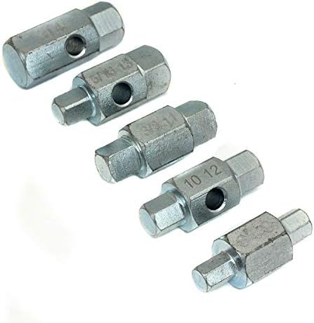 US PRO 6pc Double Ended Drain Sump Plug Key Set Hex Square Drive 3231 ...