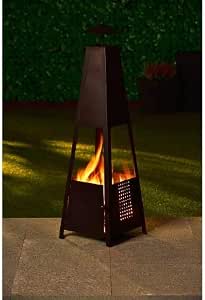 CrazyShop1 Fabulous Arizona Pyramid Chiminea 100cm For Garden. : Amazon ...