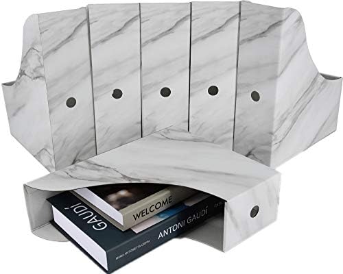 Amazon.com: Simple Houseware White Magazine File Holder Organizer Box ...