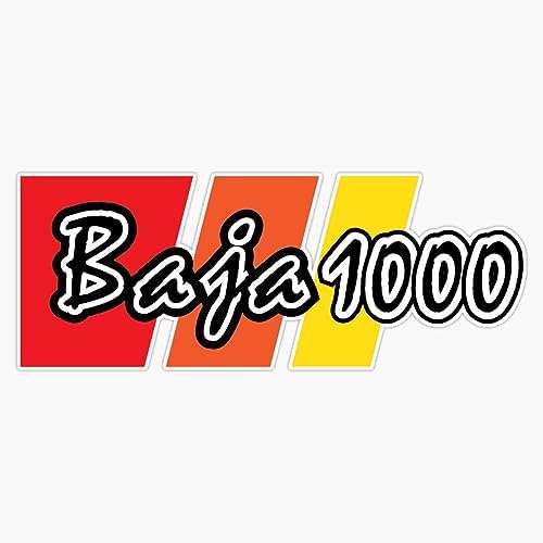 Amazon.com: Baja 1000 Race Logo Sticker Bumper Sticker Vinyl Decal 5 ...