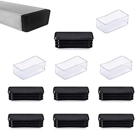 Zaky Rectangle Tube Insert Plugs Pipe Blanking End Caps 60mm x 40mm ...