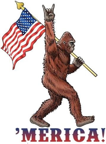 Amazon.com - SQUATCH METALWORKS Vinyl Sticker - Sasquatch Decal ...