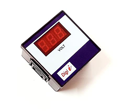 ERH India Digital Voltmeter (0-500v) 72mm Ac for Home, Monitor Panel ...