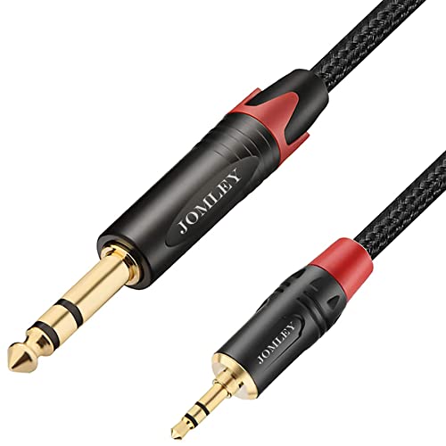 JOMLEY 3.5mm to 6.35mm Audio jack Stereo Cable, 6.35mm Mono to 3.5mm ...