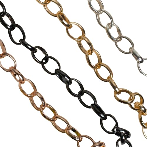 SATRA TRADERS Aluminium Chain | Size H-20mm W-16mm | 1mtr | JT-19-35-35 ...