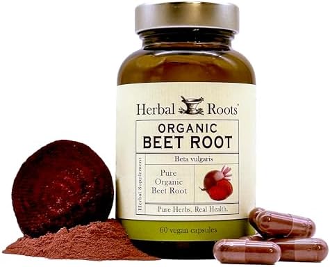 Amazon.com: Rosabella Organic Beet Root Capsules – 1300mg Beetroot ...
